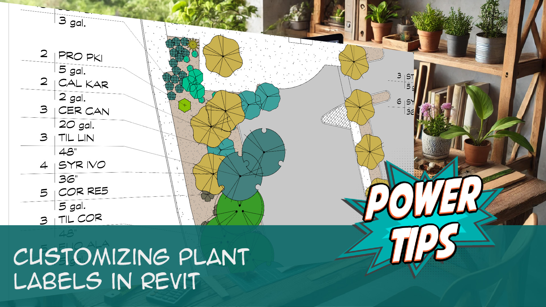 Power Tip: Customizing Plant Labels in Revit