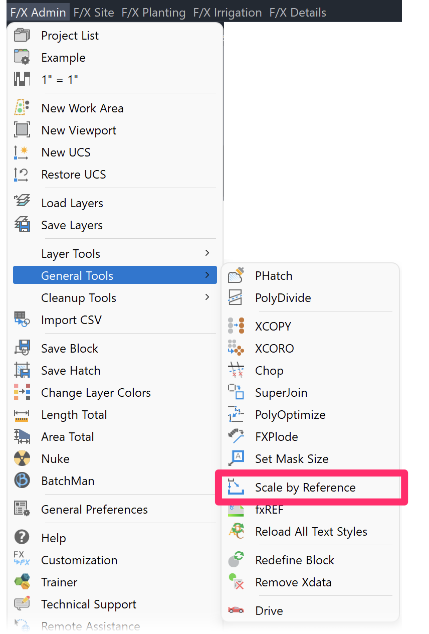 F/X Scale by Reference