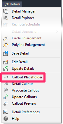 Detail Callouts Tools