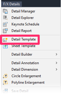 Placing Detail Templates