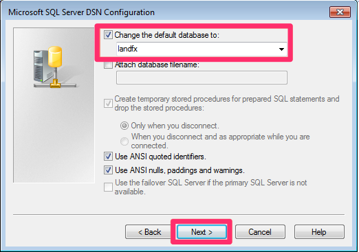 Configuring Workstations for a Microsoft SQL (MSSQL) Server - Land F/X