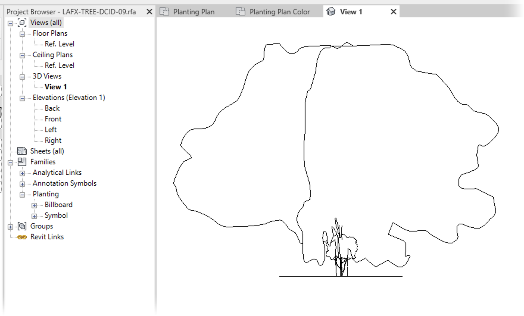 Plant Color Render: Planting F/X for Revit® Plugin