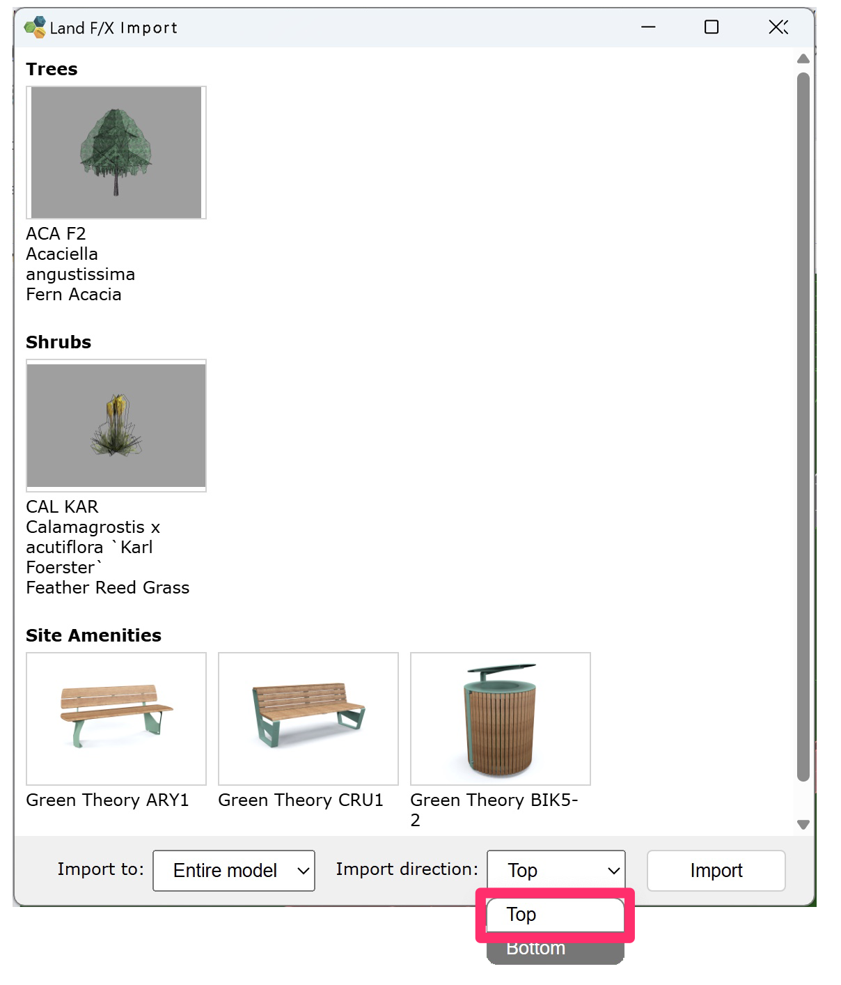 Import Design: Planting F/X for Rhino Plugin