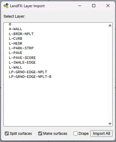 Import Layer From CAD: Planting F/X for Rhino Plugin