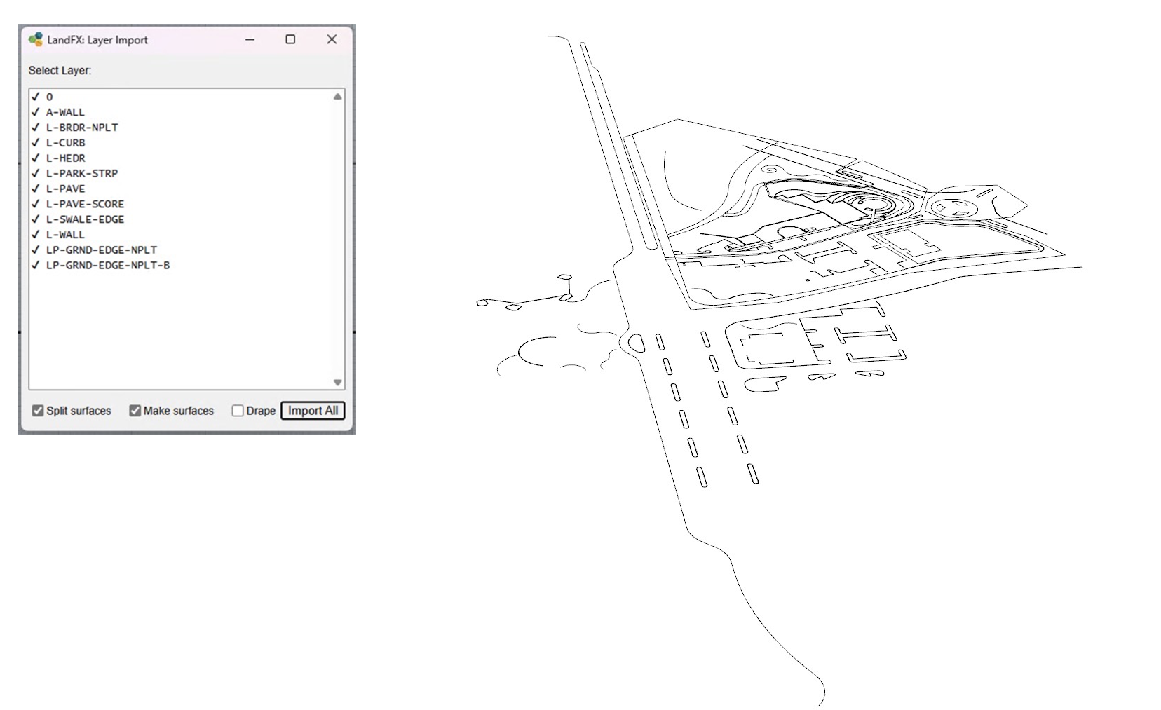 Import Layer From CAD: Planting F/X for Rhino Plugin