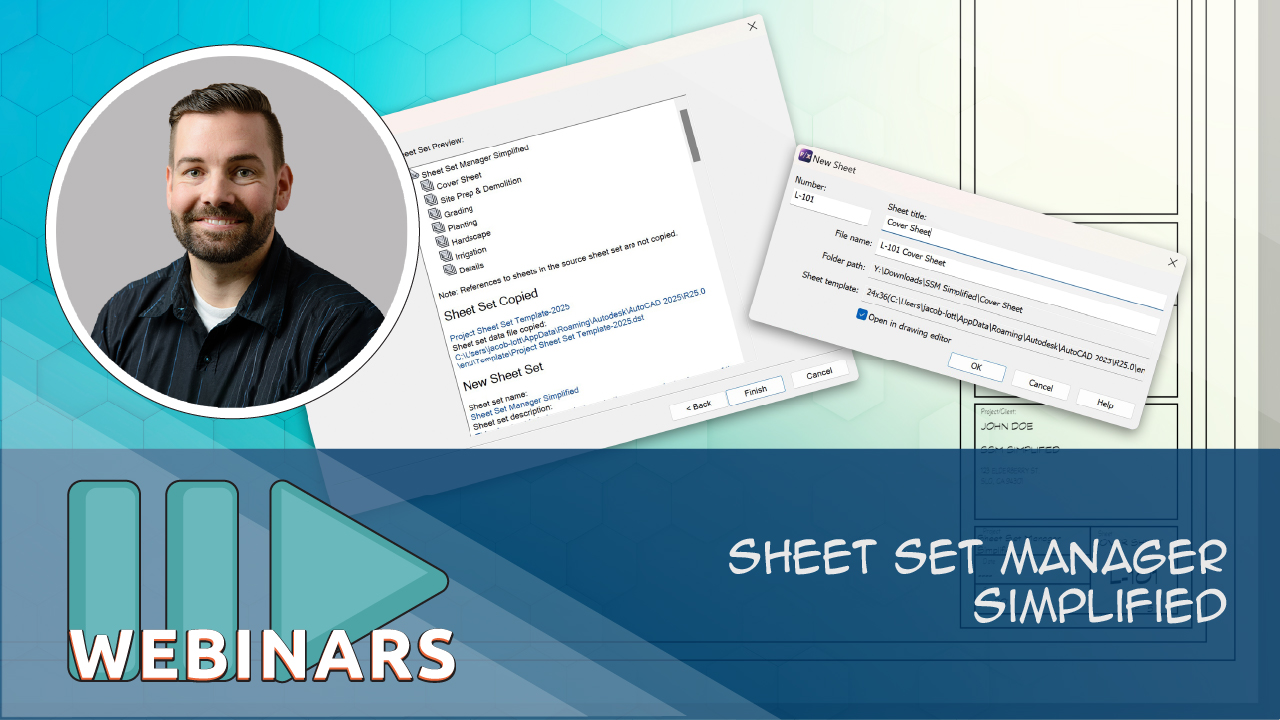 Sheet Set Manager Simplified