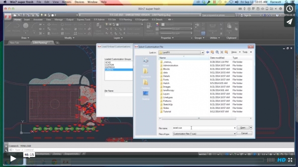 Customizing AutoCAD & F/X CAD 2015