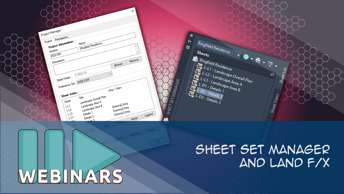 Sheet Set Manager Autocad 2022