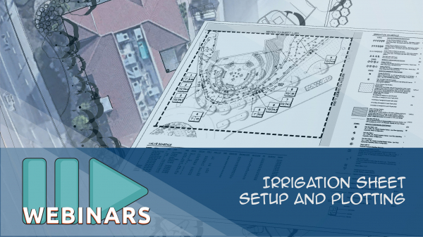 Irrigation Sheet Setup and Plotting